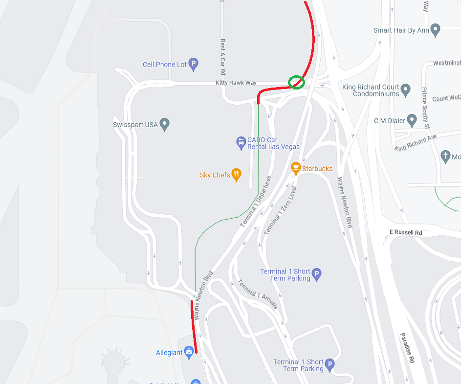Las Vegas Strip Walking Map